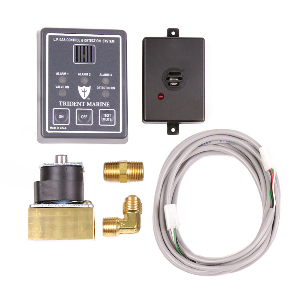 Trident Marine 12V Low-Pressure 3/8" Solenoid Kit w/Control Panel ...