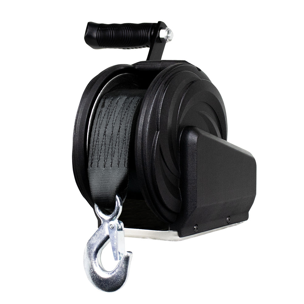 Powerwinch Select Series Winch 600lb, 6" Crank Arm - Carbon Black ...