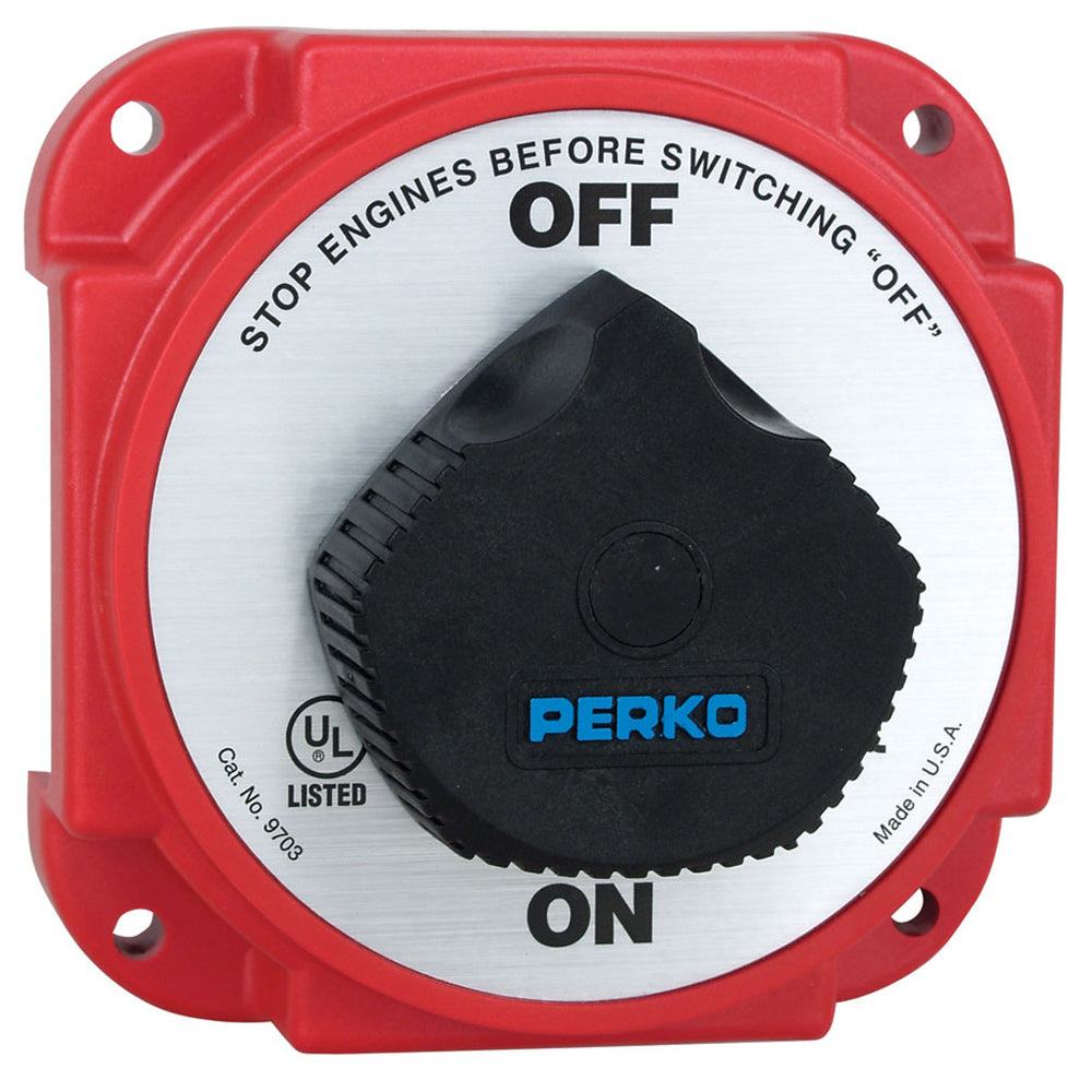 Perko 9703DP Heavy Duty Battery Disconnect Switch w/ Alternator Field ...