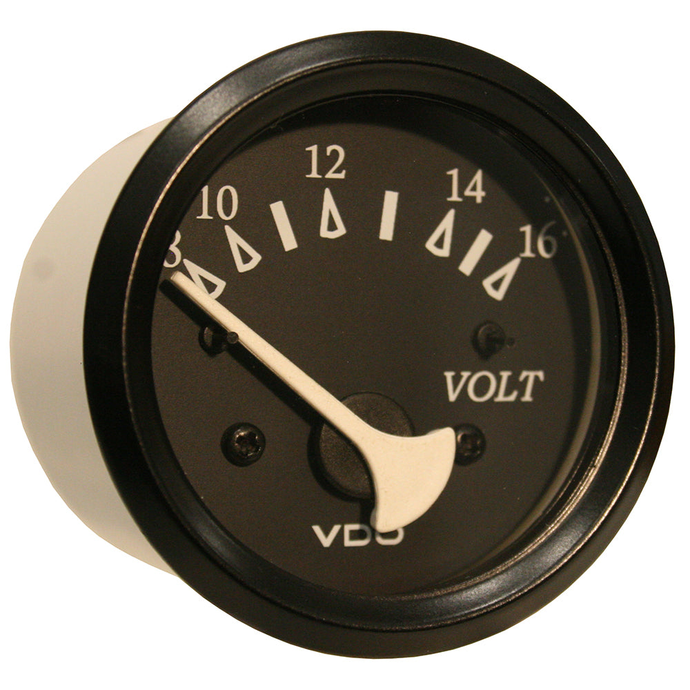 VDO Cockpit Marine 52mm (2-1/16") Voltmeter- Black Dial/Bezel – Life of ...