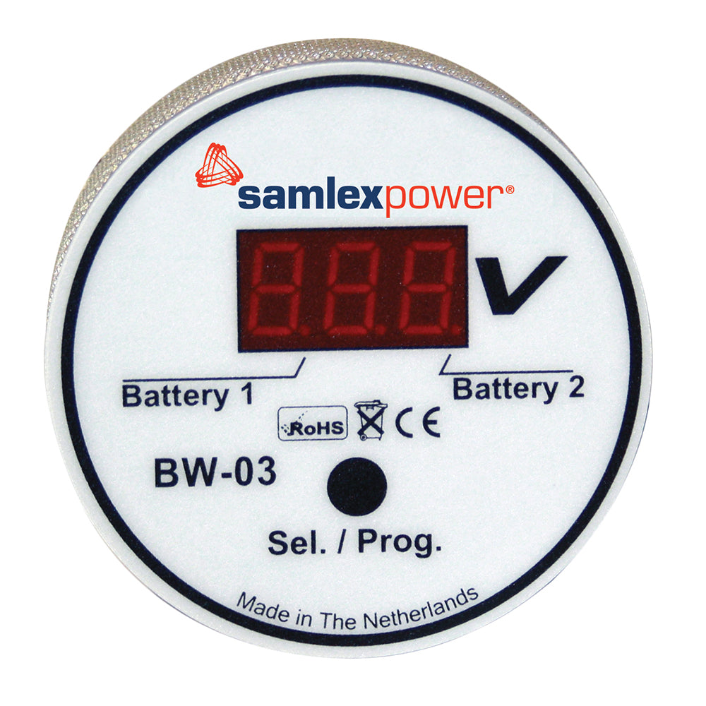 Samlex Dual Battery Monitor - 12V or 24V - Auto Detection – Life of Sailing