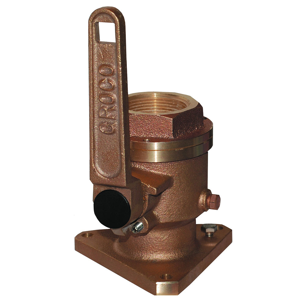 GROCO 1" Bronze Flanged Full Flow Seacock – Life of Sailing