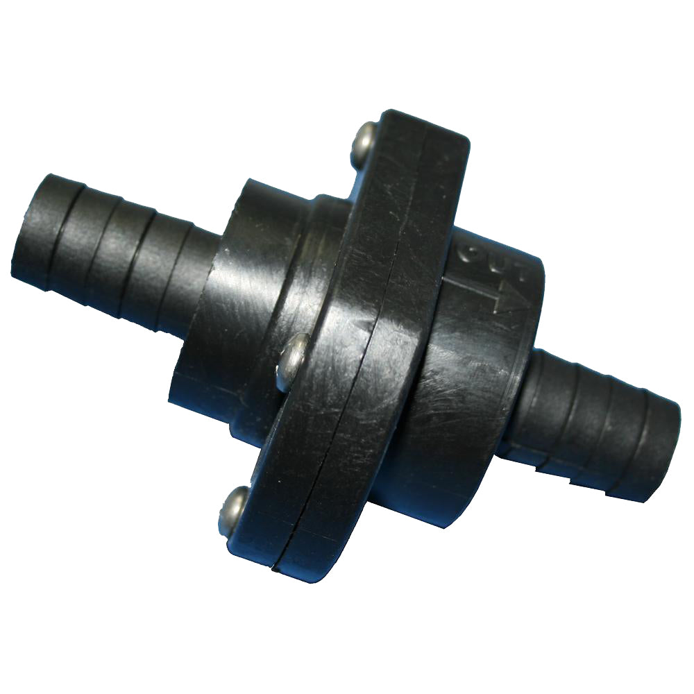 T-H Marine Double Barb Inline Scupper Check Valve - 3/4" - Black – Life ...