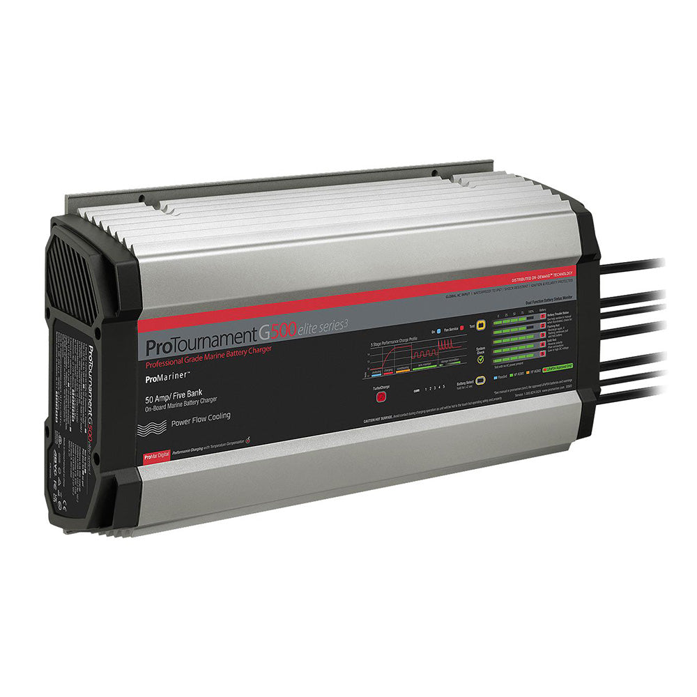 ProMariner ProTournamentelite 500 Battery Charger - 5 Bank - Global/CZ ...